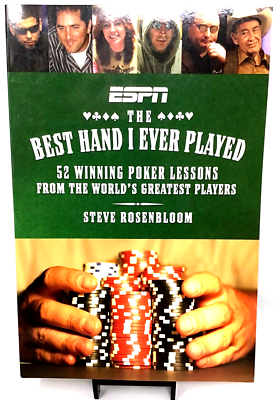 The Best Hand I Ever Played by Steve Rosenbloom Paperback **~BRAND NEW ...