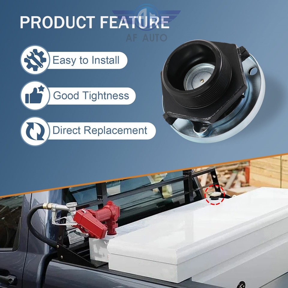 Vented Gas Cap Fuel Transfer Tank Vented Cap Replaces W/ Threaded Neck ...