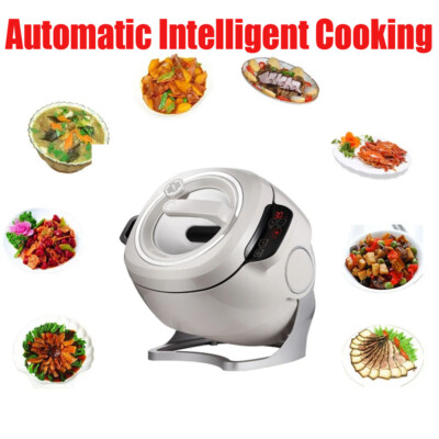 110V 220V commercial intelligent automatic fried rice robot cooking ...