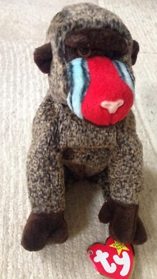 Beanie Babies - Ty Beanie Baboon - "Cheeks" with tag! | eBay UK