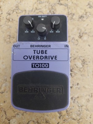 Pedale BEHRINGER TO100 Tube Overdrive usato come nuovo | eBay