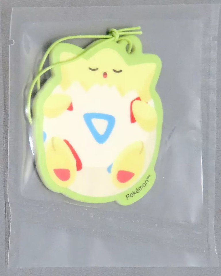 Pokemon Sleep x Family Mart Togepi Scented Paper Charm Keychain 3.3in ...