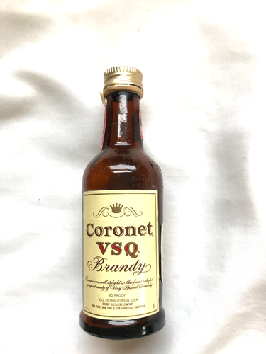 CORONET BRANDY MINI BOTTLE to COMPLY WITH EBAY RULES & USPS SHIPPING | eBay