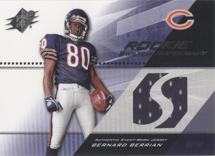 2004 SPx - Rookie Swatch Supremacy Bernard Berrian #SWR-BB (MEM, RC ...