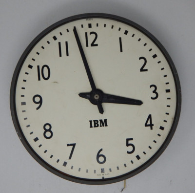 IBM 2 Wire Clock 65925 Made in USA Self Regulating No Glass Cover | eBay
