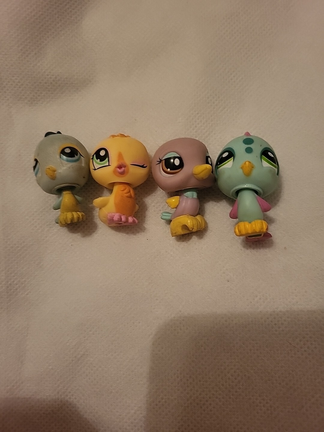 LPS Vintage Bobblehead Lot Blue Parakeet Hummingbird Chick #190 1440 ...