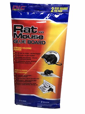 2 Clue Boards Per Pack Hold Glue Mouse/Rat Strong Holding Power/Fuerte ...