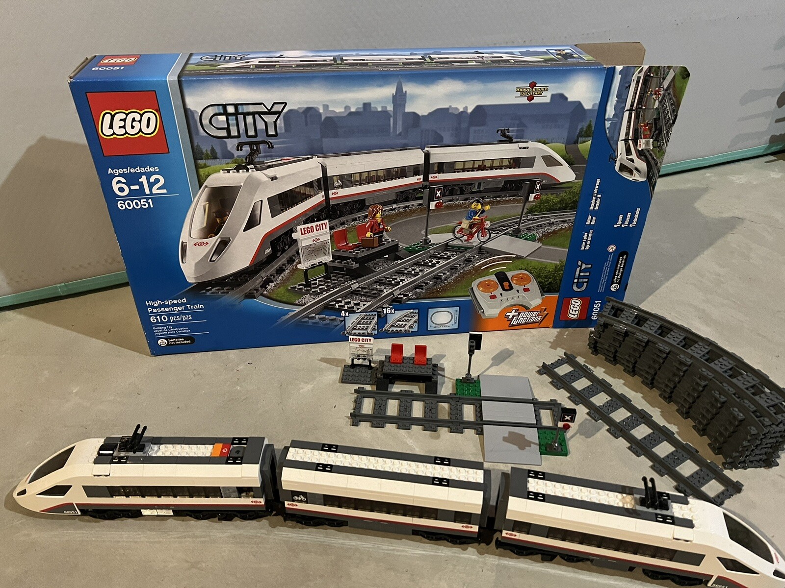 LEGO CITY: High-speed Passenger Train (60051) 100% Complete With Box ...