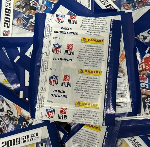x50 Panini NFL 2019 Sticker Packs (50 Cards 250 Stickers) RARE! | eBay