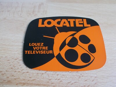 Sticker Vintage Rental Of Tv's | eBay