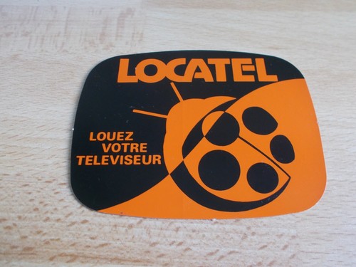 Sticker Vintage Rental Of Tv's | eBay
