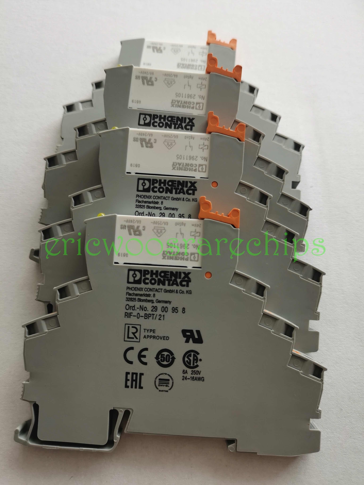 New Art.-No.2900958 RIF-0-BPT/21 Relay Socket w/No.2961105 x 1 set | eBay