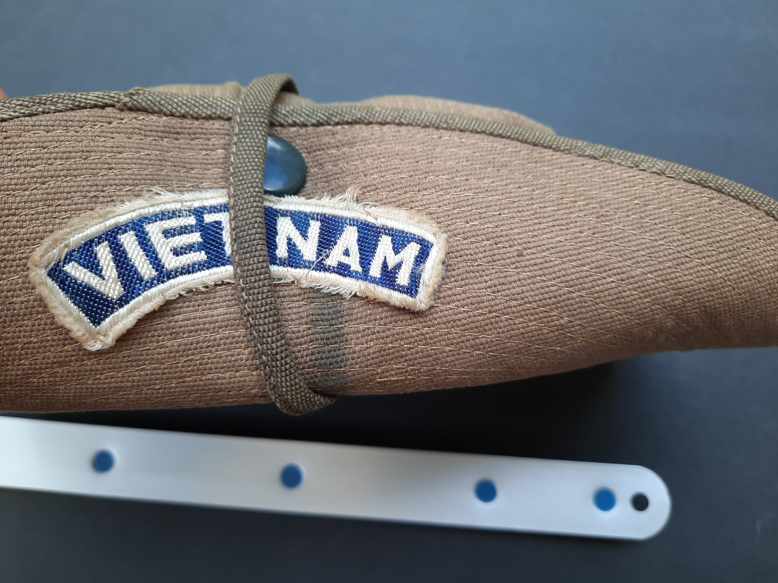 Original USAF Cowboy Style Hat Vietnam Silk Tab Patch Named GTH Bush ...