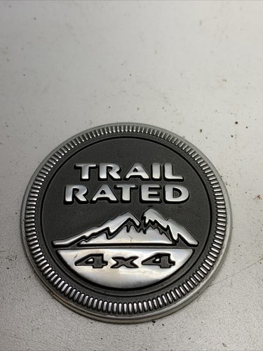 Jeep Trail Rated 4x4 fender emblem badge decal logo OEM Factory Genuine ...