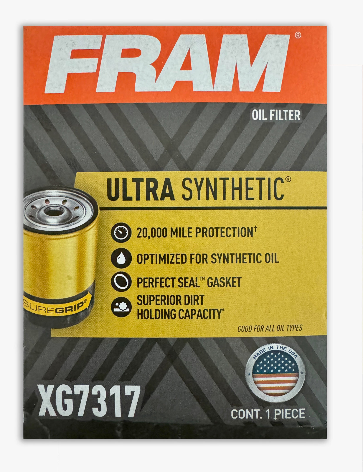 Fram XG7317 Oil Filter Ultra Synthetic Fram XG 7317, NIB | eBay
