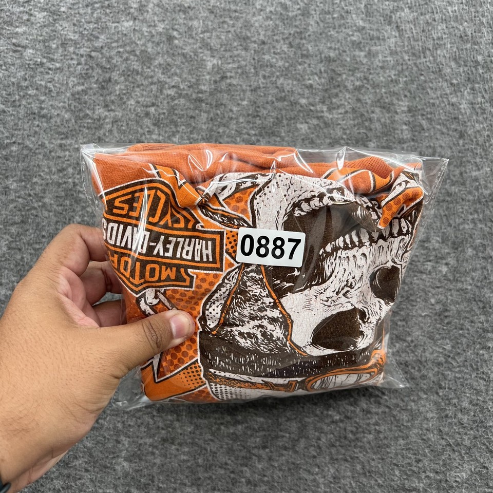 Harley Davidson Alabama T Shirt Mens 3XL Orange Biker Motorcycles ...