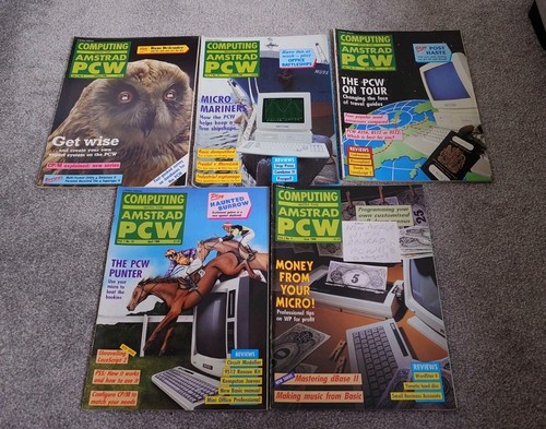 Computing with the Amstrad PCW Magazine x 5 Magazines 1988 | eBay