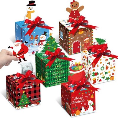 12PCS Christmas Money Box, Pop up, Cash Holders, DIY Surprise Pull Box ...