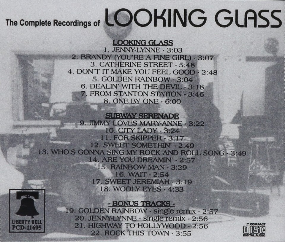 LOOKING GLASS The Complete Recordings of Looking Glass (CD ...