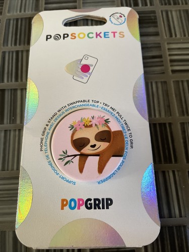 PopSockets PopGrip Phone Holder - Sweet Sloth - 802558 | eBay