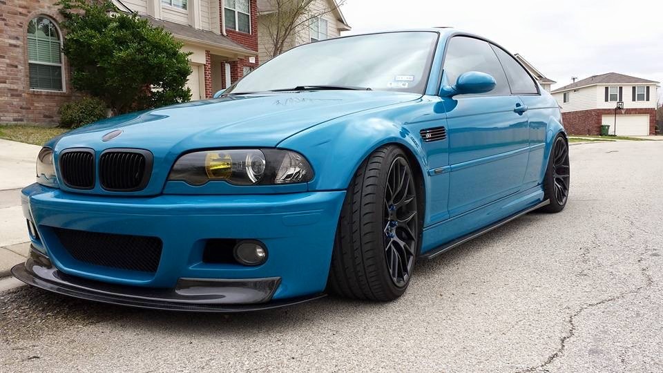 BMW E46 carbon fiber side skirts fold up diffusers lips extensions ...