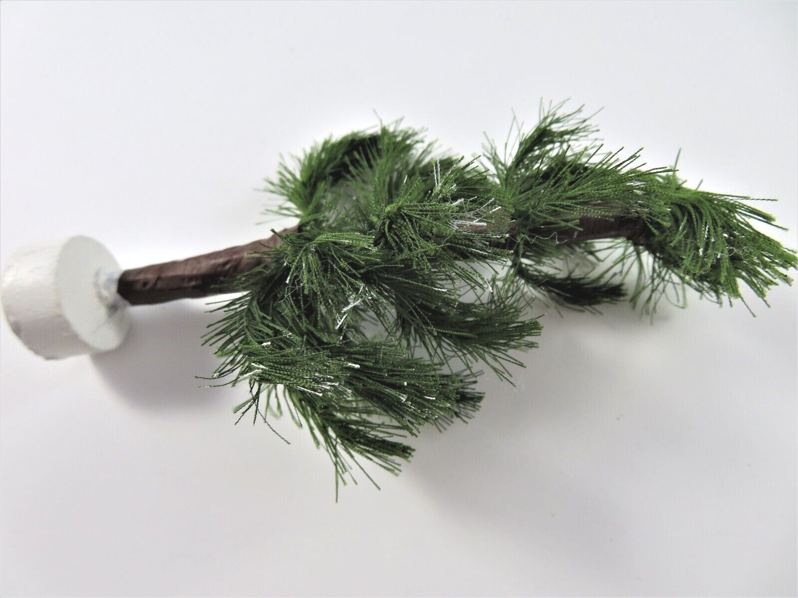 Miniature Tree Faux Fir Pine Soft Silky 6" For Christmas Village Or ...