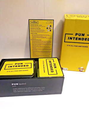 Pun Intended - It's All Pun and Games - Perfect Game for Pun Lovers ...