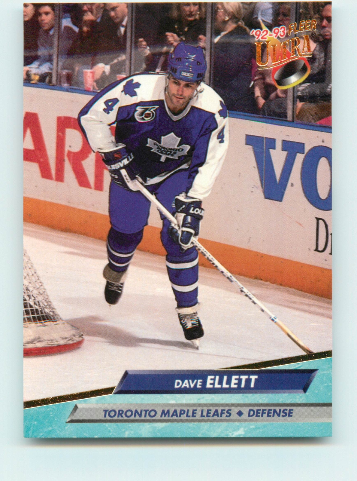 1992 Ultra #209 Dave Ellett Toronto Maple Leafs | eBay