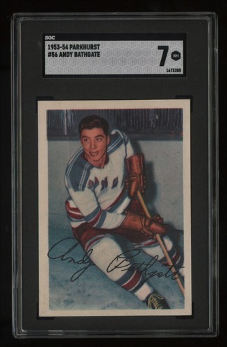 1953 Parkhurst Andy Bathgate Rc Rookie #56 SGC 7 NM | eBay