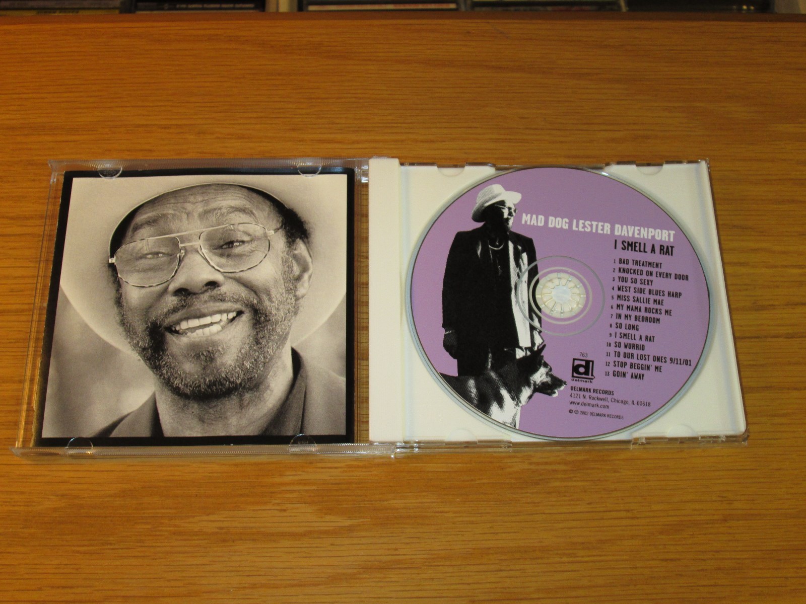 "I Smell a Rat" Lester Davenport (CD, Oct-2002, Delmark) USED CHICAGO ...