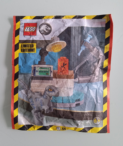 Lego Jurassic World Polybag Raptor mit Labortisch 122405 Limited ...