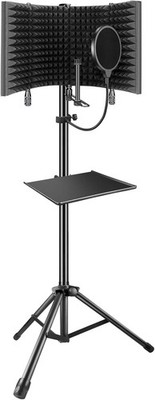 Professional Studio Recording Microphone Isolation Shield, Pop Filter ...