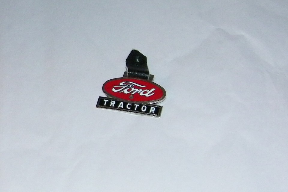 Vintage Ford Tractor Red Logo Badge Enamel Watch Fob - Fob of the Month ...