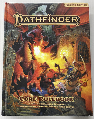 Paizo Pathfinder Roleplaying Game: Core Rulebook Hardcover 2nd Second ...
