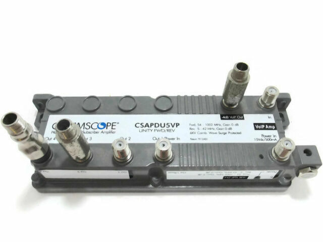 CommScope CSMF1APDU5VPI Passive VoIP MoCA Amplifier - Black for sale ...