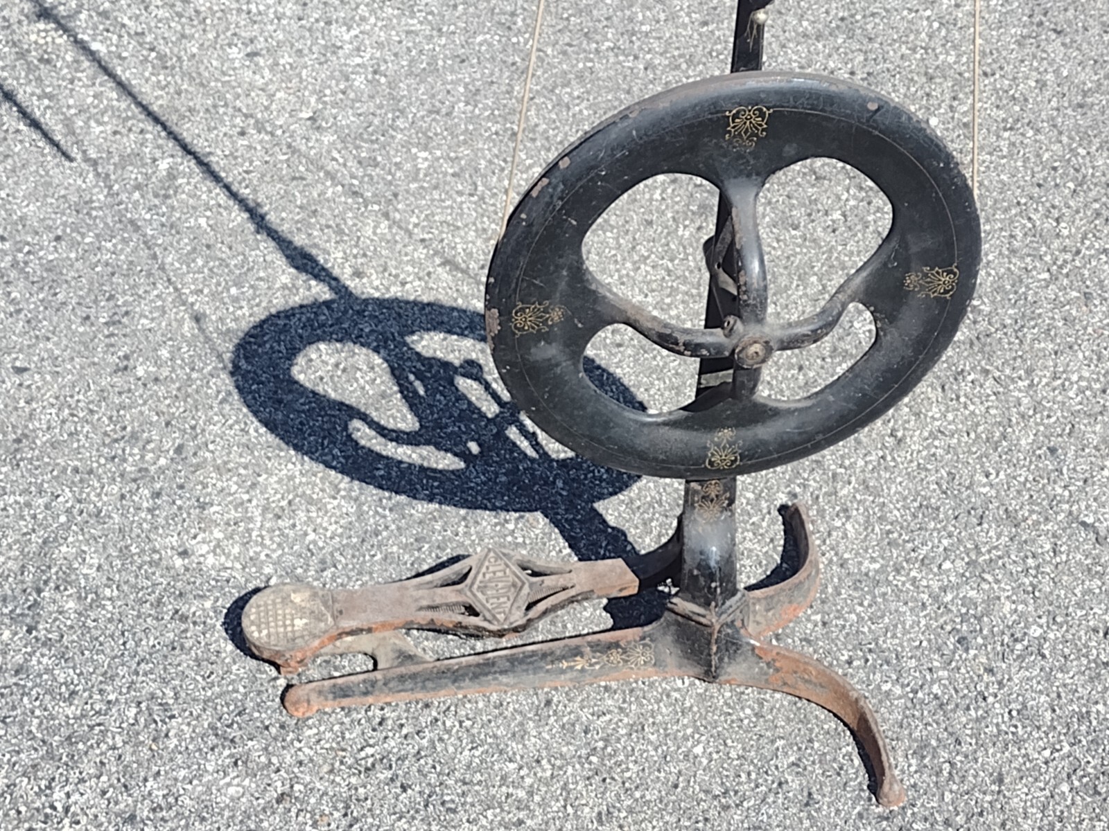 Rare Antique Cleveland Dental Clev-Dent Cast Iron Foot Treadle Dental ...