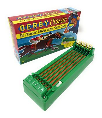 Desktop Derby Horse Race Game Miniature Racing Game with 6 Horses | eBay