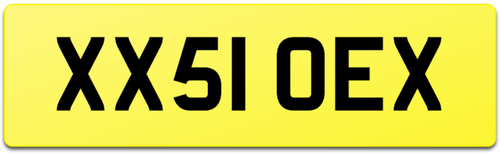 510E RANGE ROVER PRIVATE REG NUMBER PLATE XX51 OEX P510e LAND ROVER ...