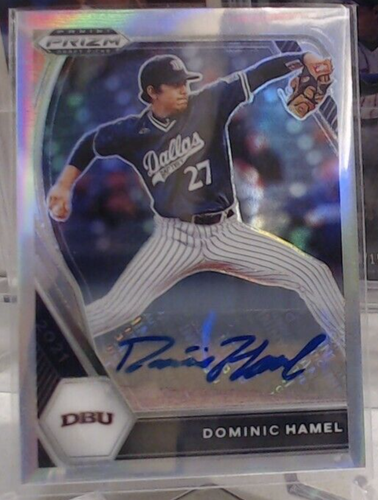 2021 PANINI PRIZM DOMINIC HAMEL ROOKIE AUTO REFRACTOR #PDP81 METS M2K ...