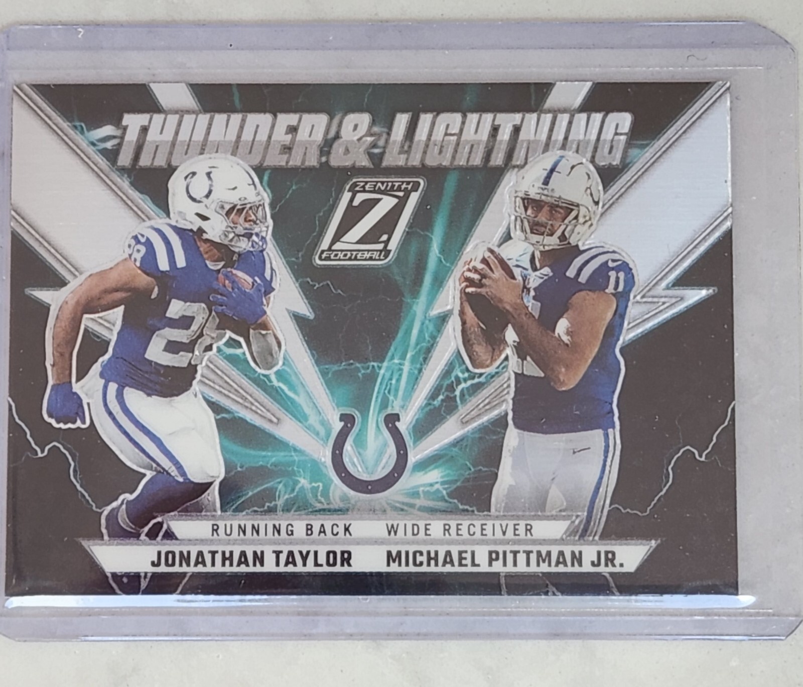 2022 Panini Zenith - Thunder & Lightning #TL-JM Michael Pittman Jr ...