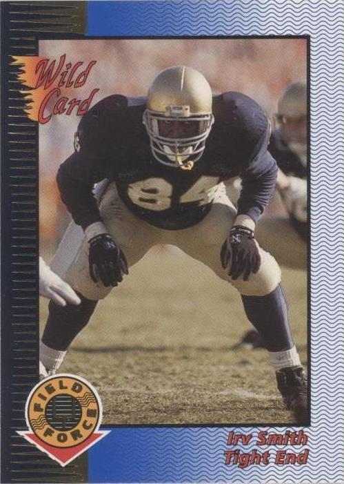 1993 Wild Card - Field Force Irv Smith #WFF-54 Gold (RC) for sale ...