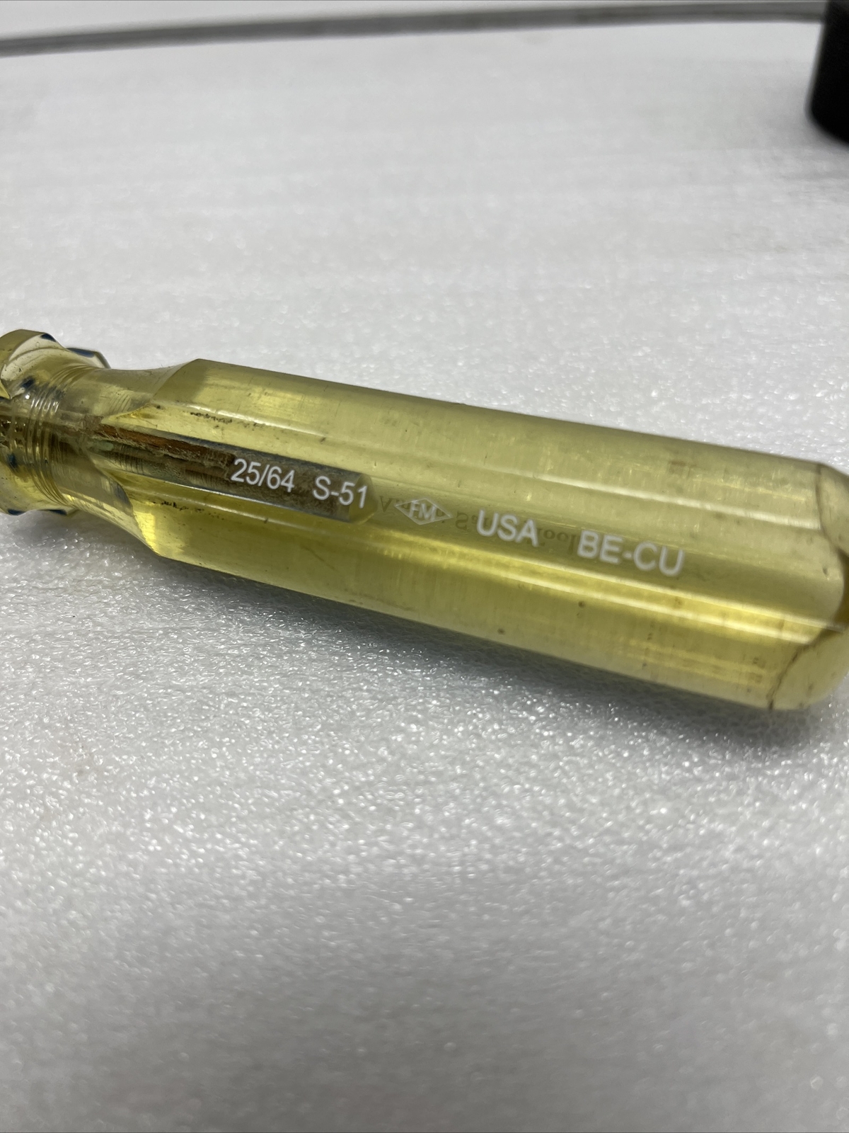 Ampco No Spark Slotted Flat Tip Screwdriver Round Shank, Acetate Handle ...