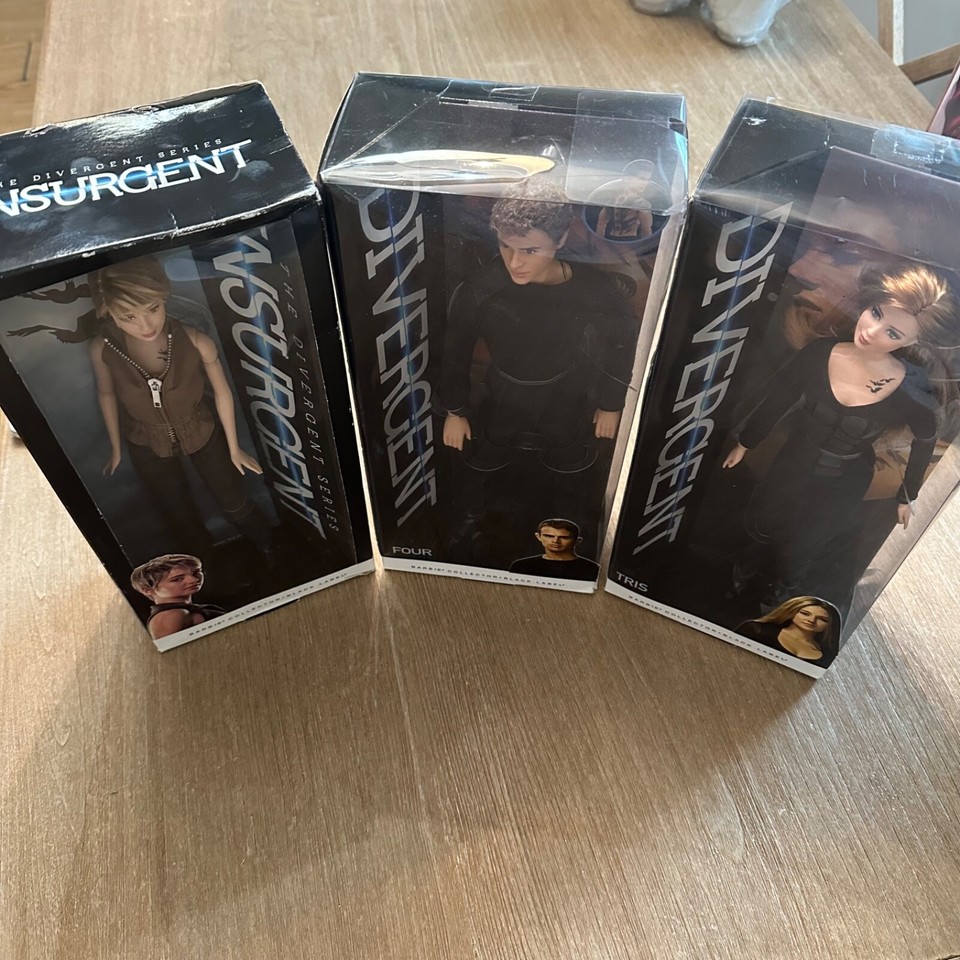 Barbie Divergent & Insurgent Collector Black Label Dolls Tris, Four | eBay