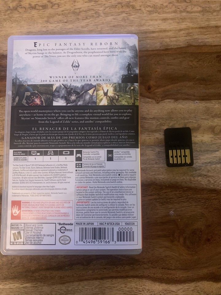 The Elder Scrolls V: Skyrim - Nintendo Switch 45496591663 | eBay