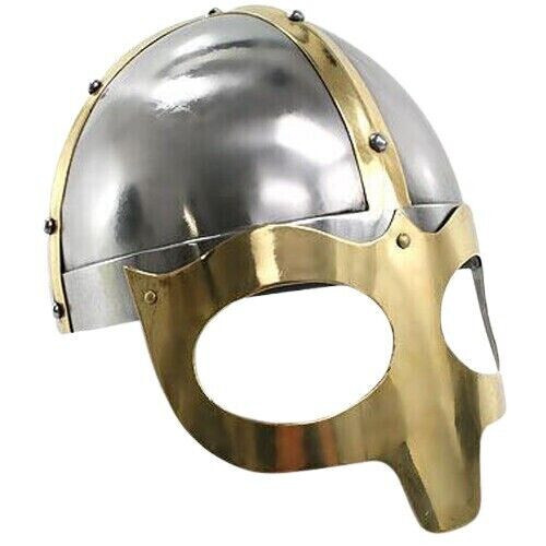Viking Mask Deluxe Helmet, Medieval Reproduction Helmets | eBay