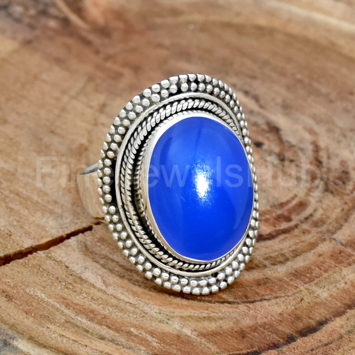 Blue Onyx Ring