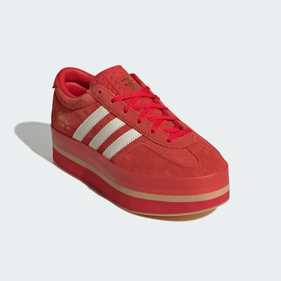 Adidas Originals Gazelle Stack Women's Shoes in Red | eBay