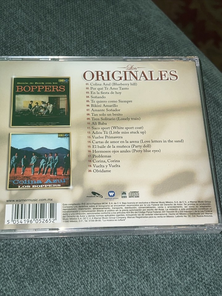 Los Boppers (Cd Los Originales 2x1) Los LPs -Sesión De Rock Y Colina ...