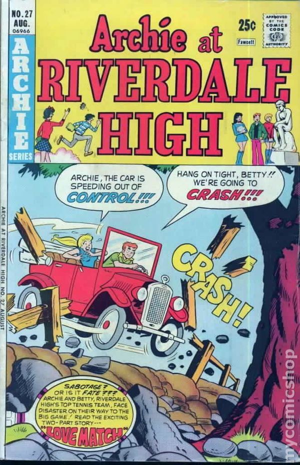 Archie at Riverdale High #27 VG 4.0 1975 Stock Image Low Grade | eBay