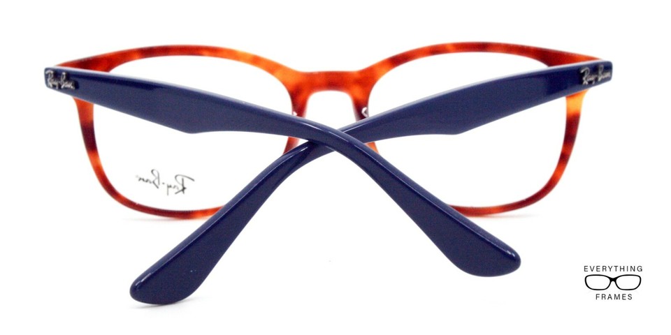 Ray Ban RB5356 5609 Havana/Navy Blue Eyeglasses New Authentic 52 | eBay